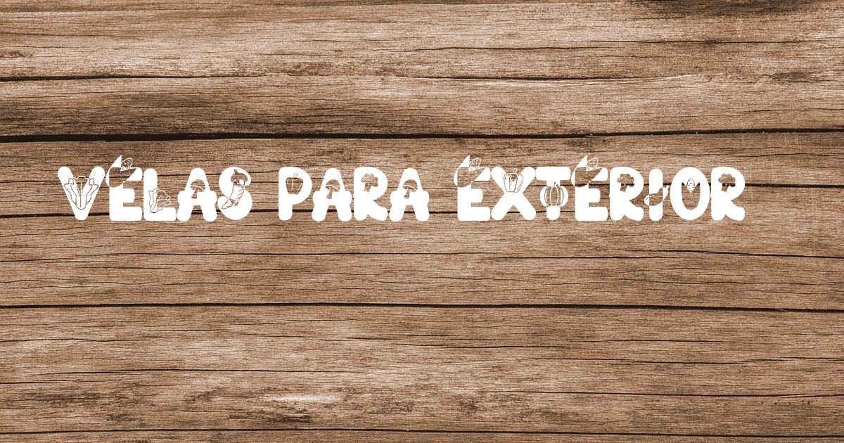 Velas verdes para iluminar tu jardín
